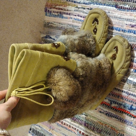 naughty monkey | Shoes | Naughty Monkey Tan Suede Beaded Eskimo Boots ...